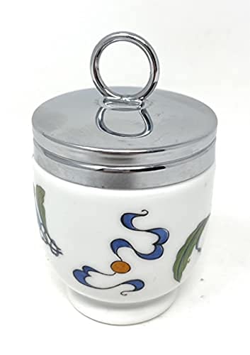 Royal Worcester Palmyra Porcelain Made In England Single Egg Coddler Poacher