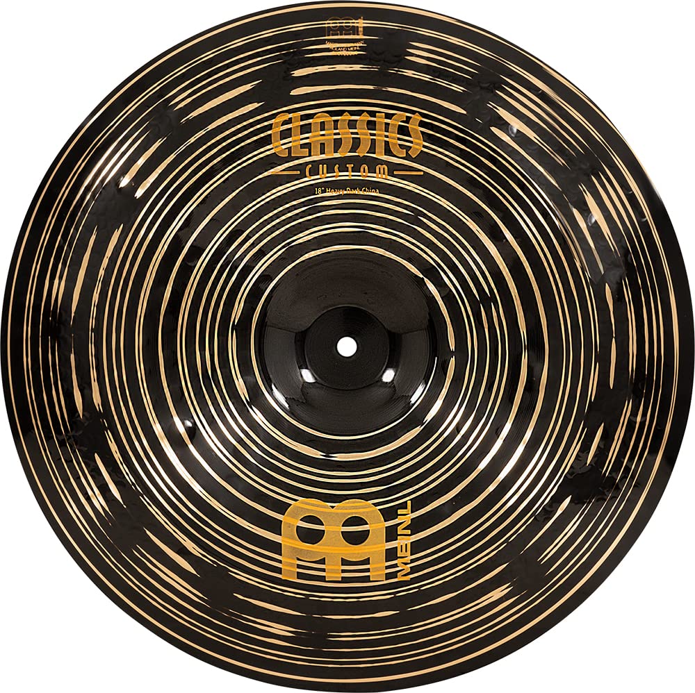 Meinl Cymbals Classics Custom Heavy Dark 18" China Cymbal for Drum Set â Made in Germany â B12 Bronze, 2-Year Warranty (CC18HDACH)