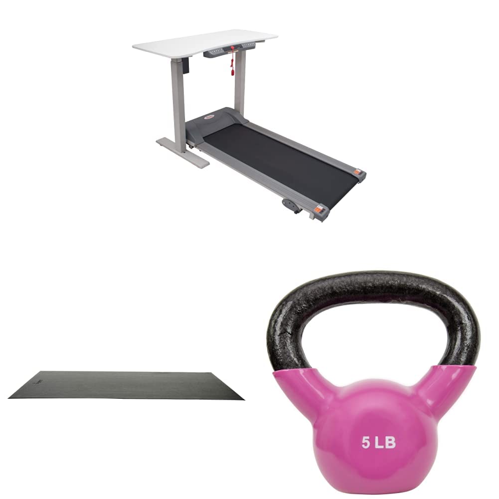 Sunny Health & Fitness Treadmill with Detachable Automated Desk - SF-TD7884