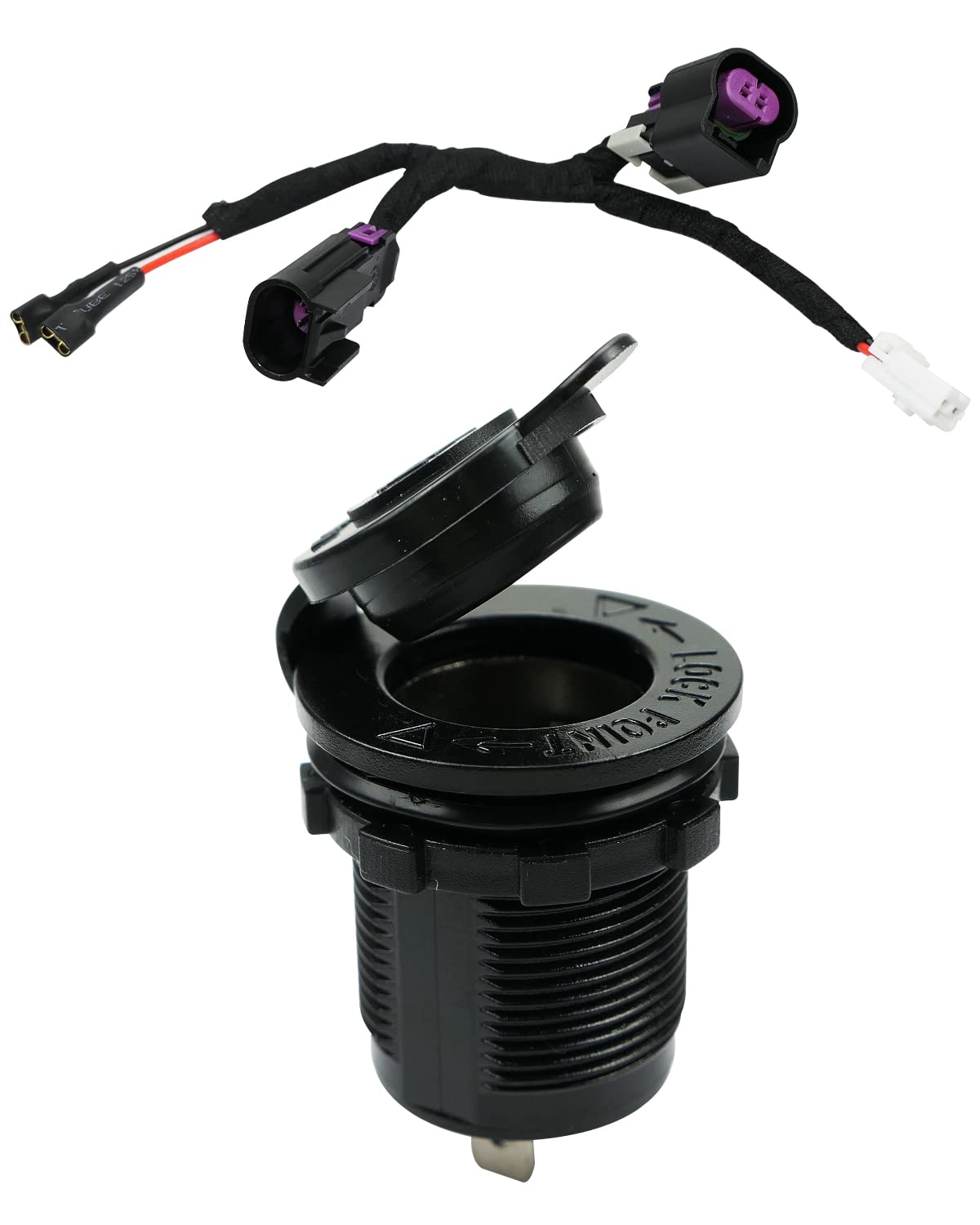 USB Plug with Dual Ports Kit Fit for Ski-Doo REV-XM REV-XS 2017 2016 USB Power Outlet Kit for REV Gen4 Snowmobile Accessories Replace 860200632 12V