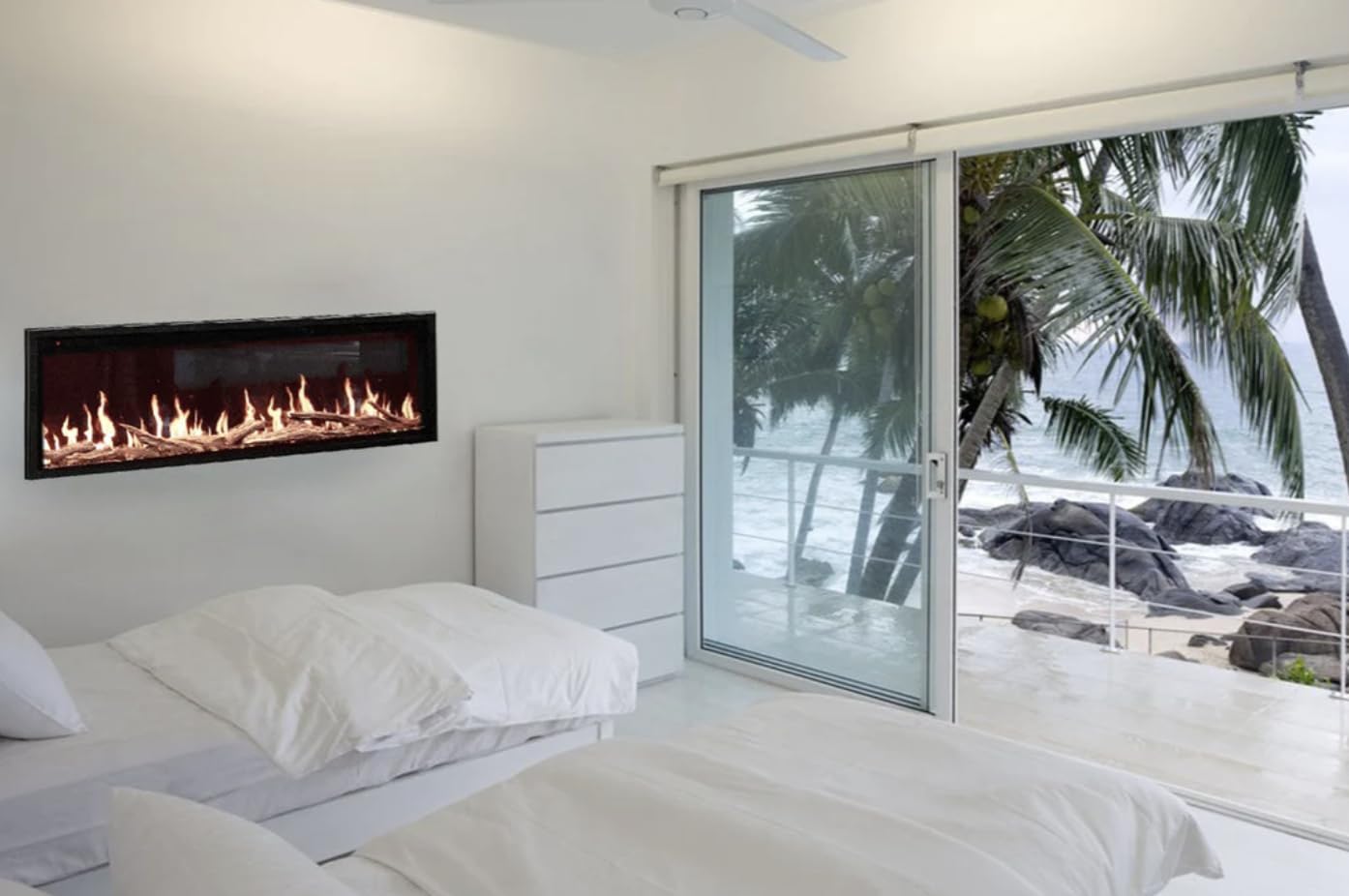 Modern Flames Orion Slim 60-Inch Linear Built-in Electric Fireplace (OR60-SLIM)