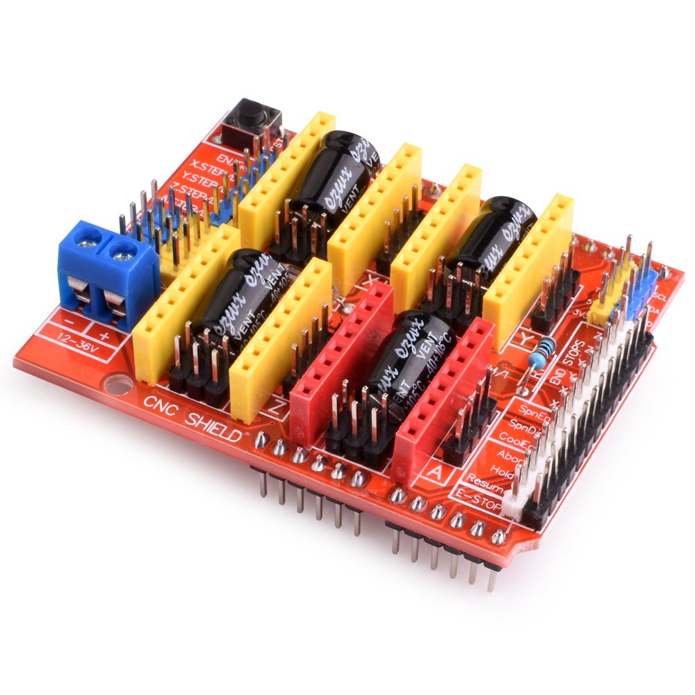 Longruner CNC Shield Expansion Board V3.0 Board + A4988 Stepper Motor Driver with Heatsink
