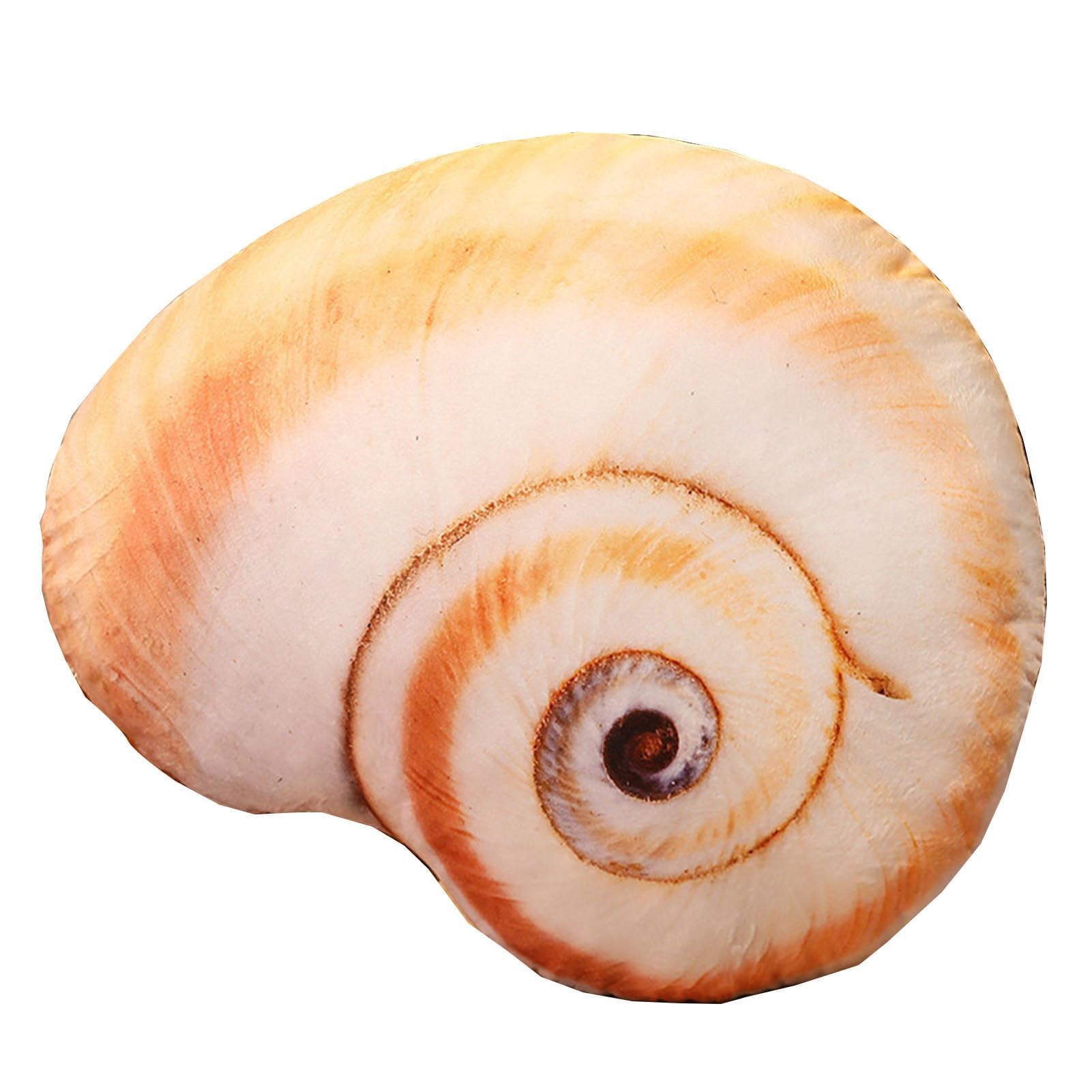 Whlo4U Simulation Sand Snail Plush Pillow, Sand Snail Stuffed Throw Pillow,Home Sofa Beach Decoration, Birthday Christmas Funny Gift for Kids Adults