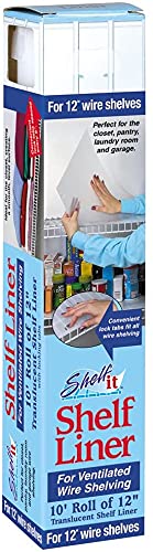 Shelf-It Liner for 12' Wire Shelving with Locking Tabs (2-Pack)
