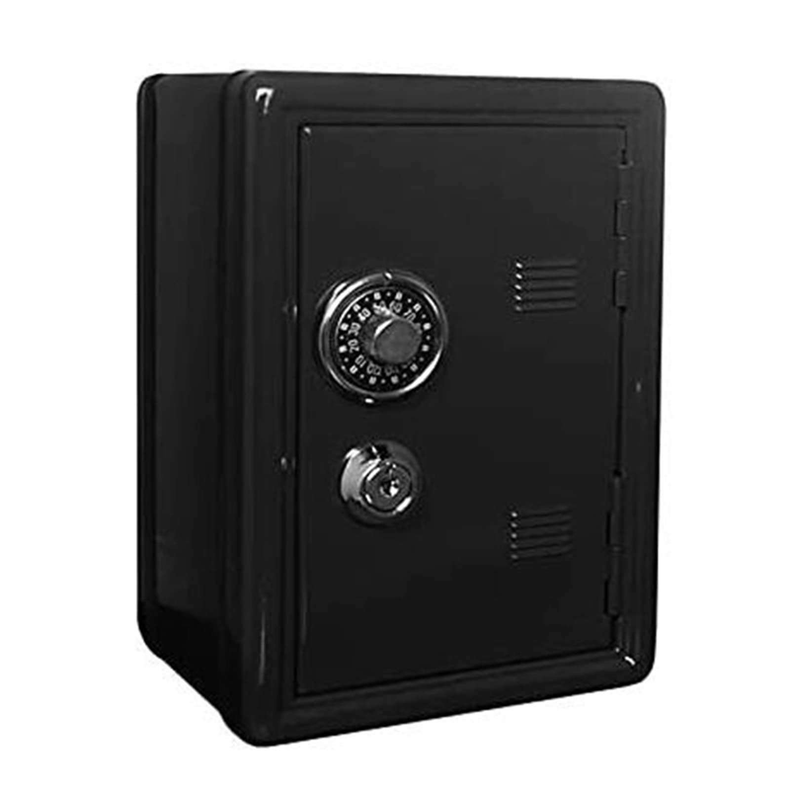 RORUN Small Safe Safe Box Organizer Iron Table Decorative Box Piggy Bank Metal Mini Cabinet Storage Box for Money Box