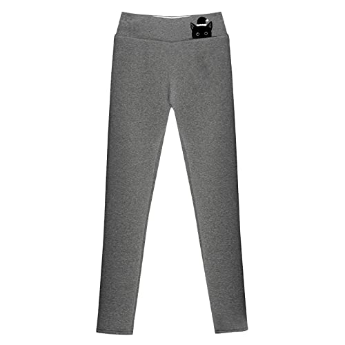 Womens Sherpa Fleece Lined Thermal Jeans Soft and Comfortable Pants Straight Leg Jogger Pant(A-Grey,XX-Large)