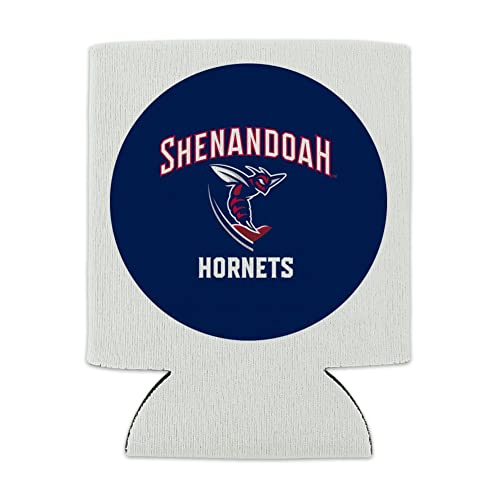 Shenandoah University Hornets Logo Can Cooler - Drink Sleeve Hugger Collapsible Insulator - Beverage Insulated Holder