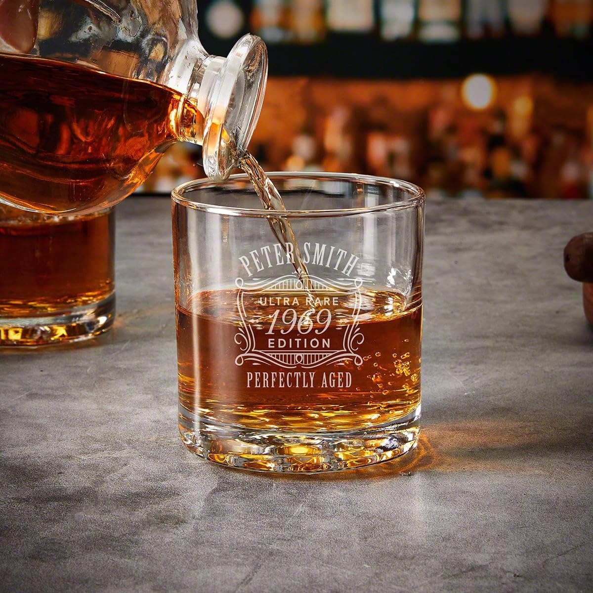 Personalized Buckman Whiskey Glasses, Set of 4 (Custom Product)