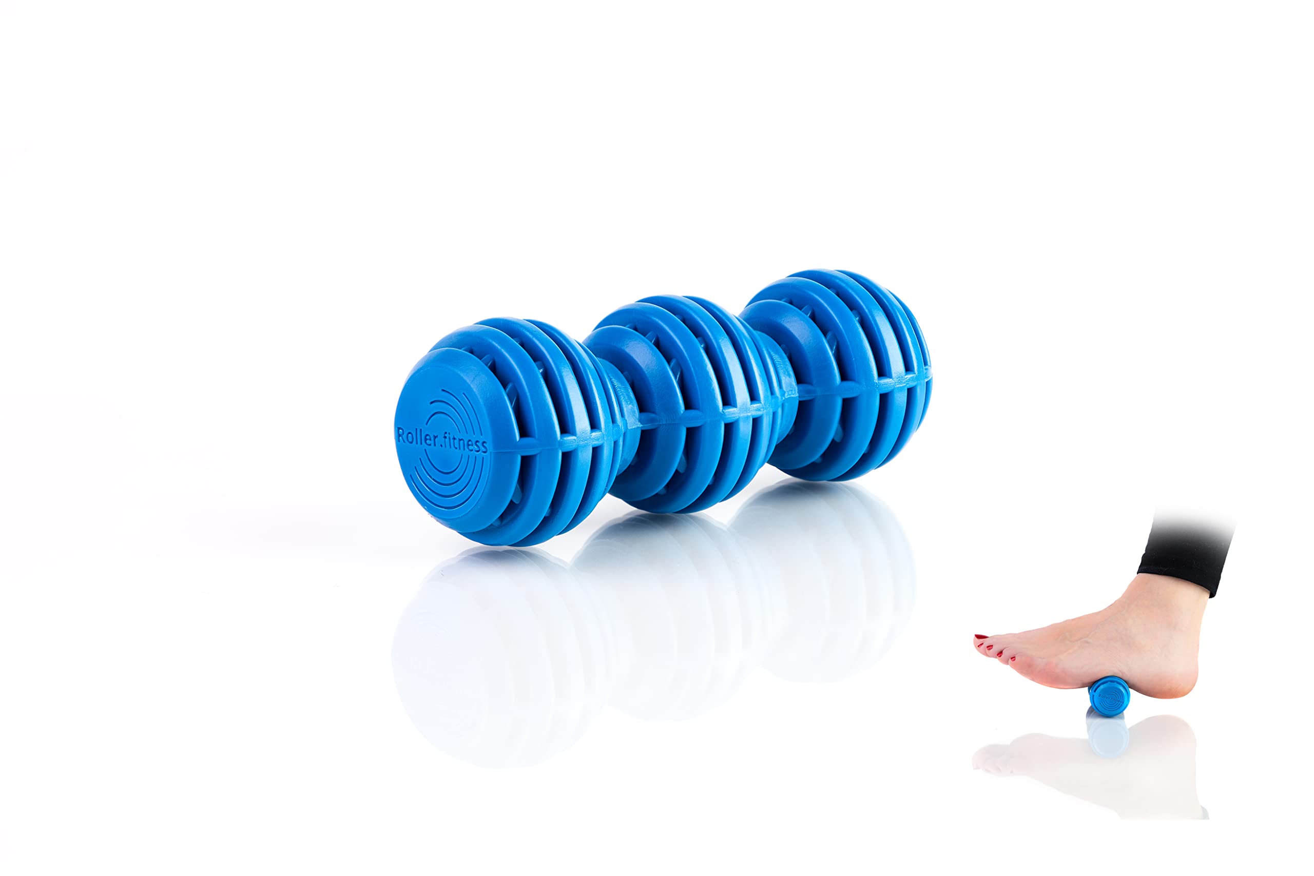 Roller Fitness Mini Foot Massage Roller, 5-Inch Travel-Size Foot Massaging Roller, Extra Firm to Release Trigger Points & Knots