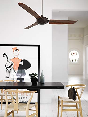 Lucci Air 21101701 Carolina Ceiling Fan 56 Inch, Oil Rubbed Bronze with Dark Koa Blades