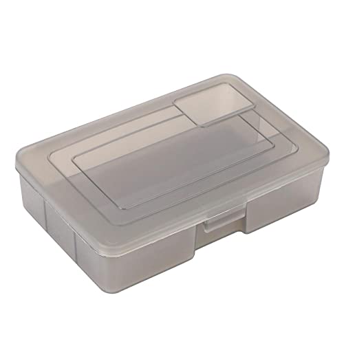 Organize Your Fishing Gear with our Clear Visible Plastic Fishing Tackle Box - 3 Grids Lures Storage Spoon Hook Bait Tackle and Tackle Storage Organizer
