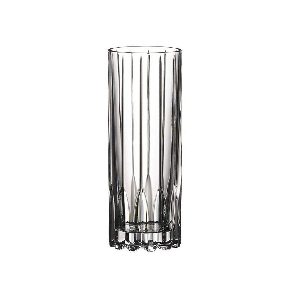 Riedel Drink Specific Glassware Fizz Cocktail Glass (2-Pack) with Microfiber Polishing Cloth Bundle (3 Items)