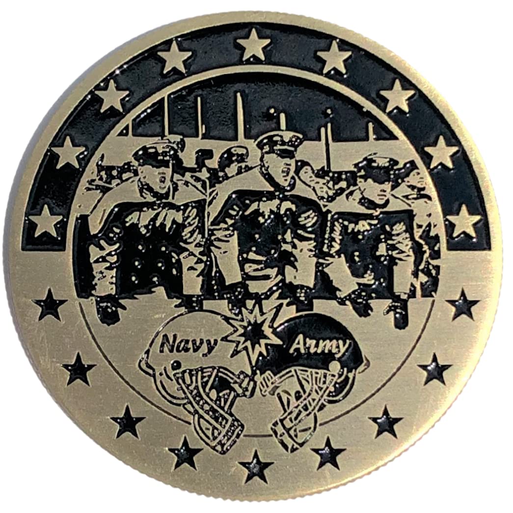 United States Army USA Go Army Beat Navy Challenge Coin