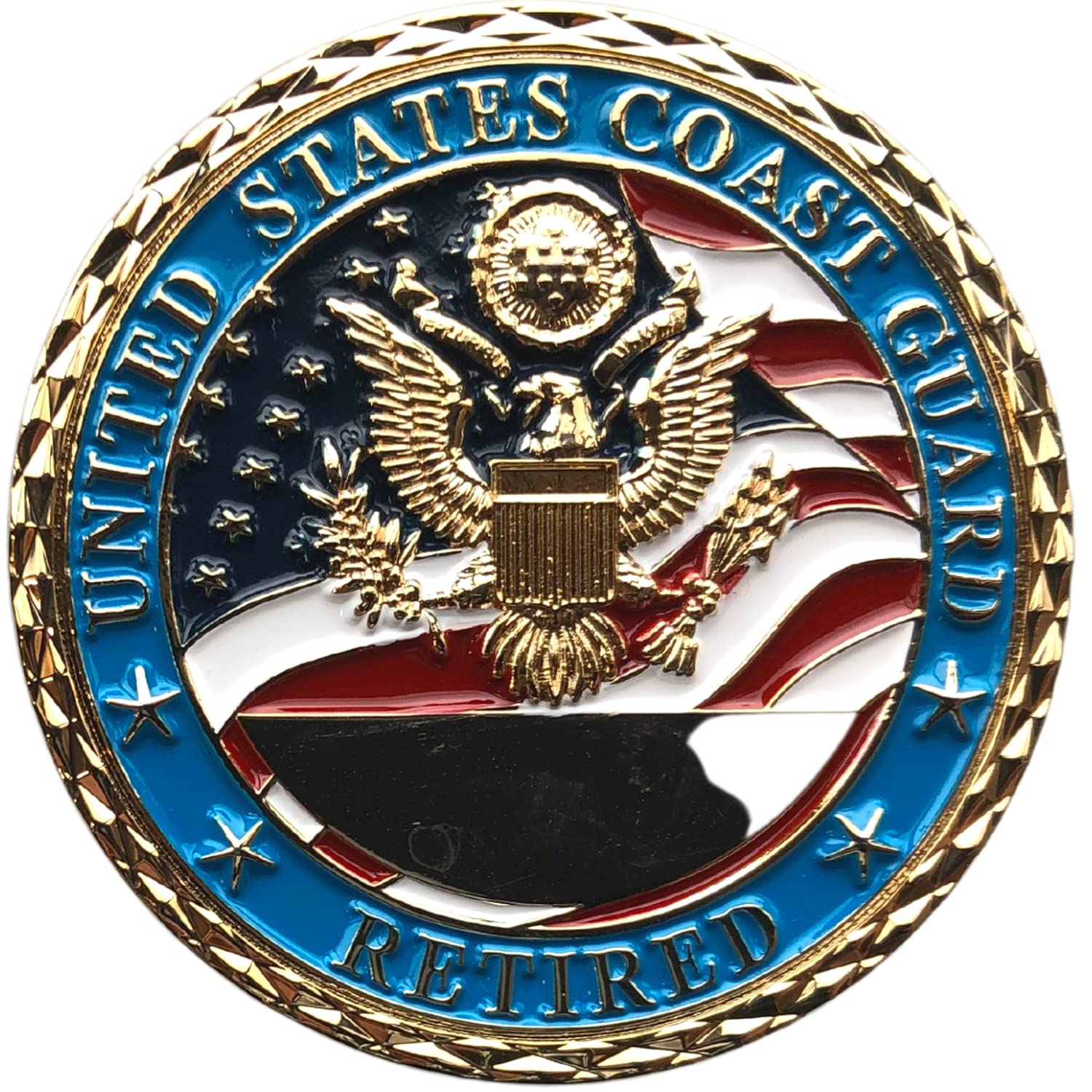 United States Coast Guard Retired USCG Semper Paratus Challenge Coin
