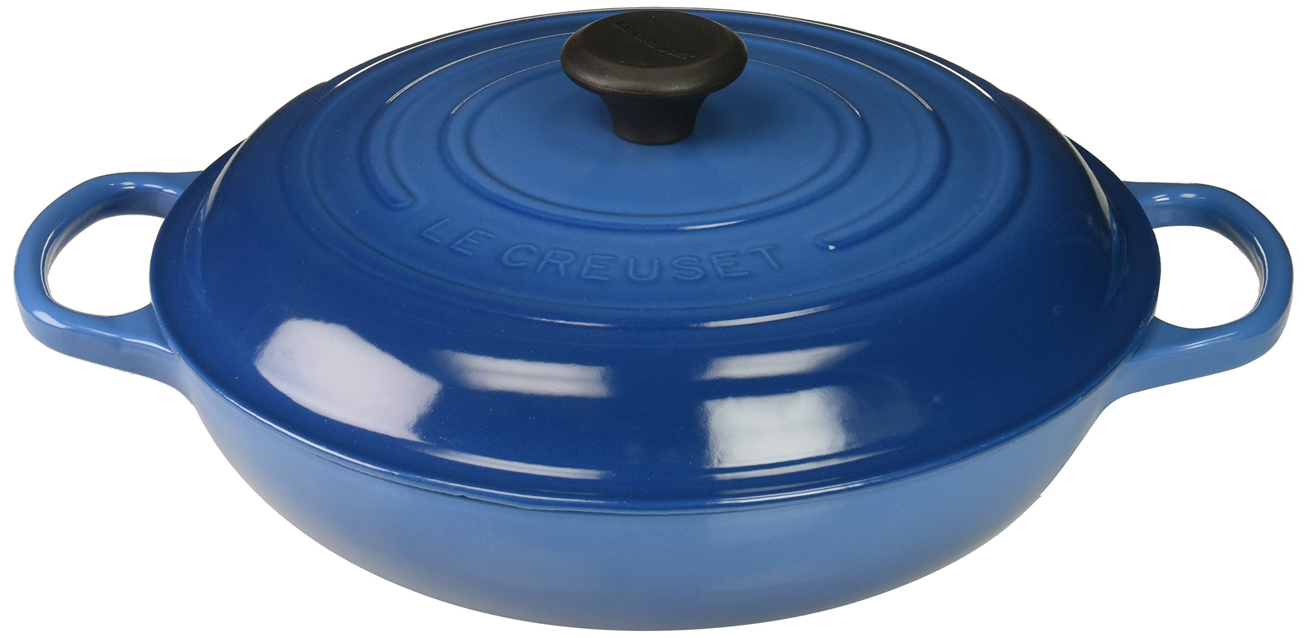 Le Creuset Enameled Cast Iron Signature Braiser, 3.5 qt., Marseille
