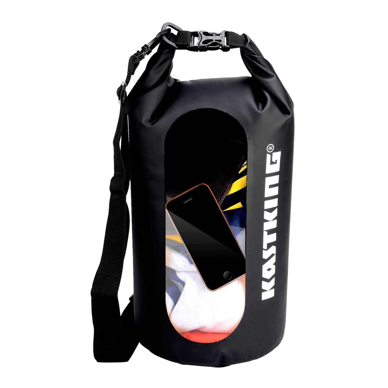 KastKing Downpour Floating Waterproof Dry Bags, Firestorm Backpack, 10L