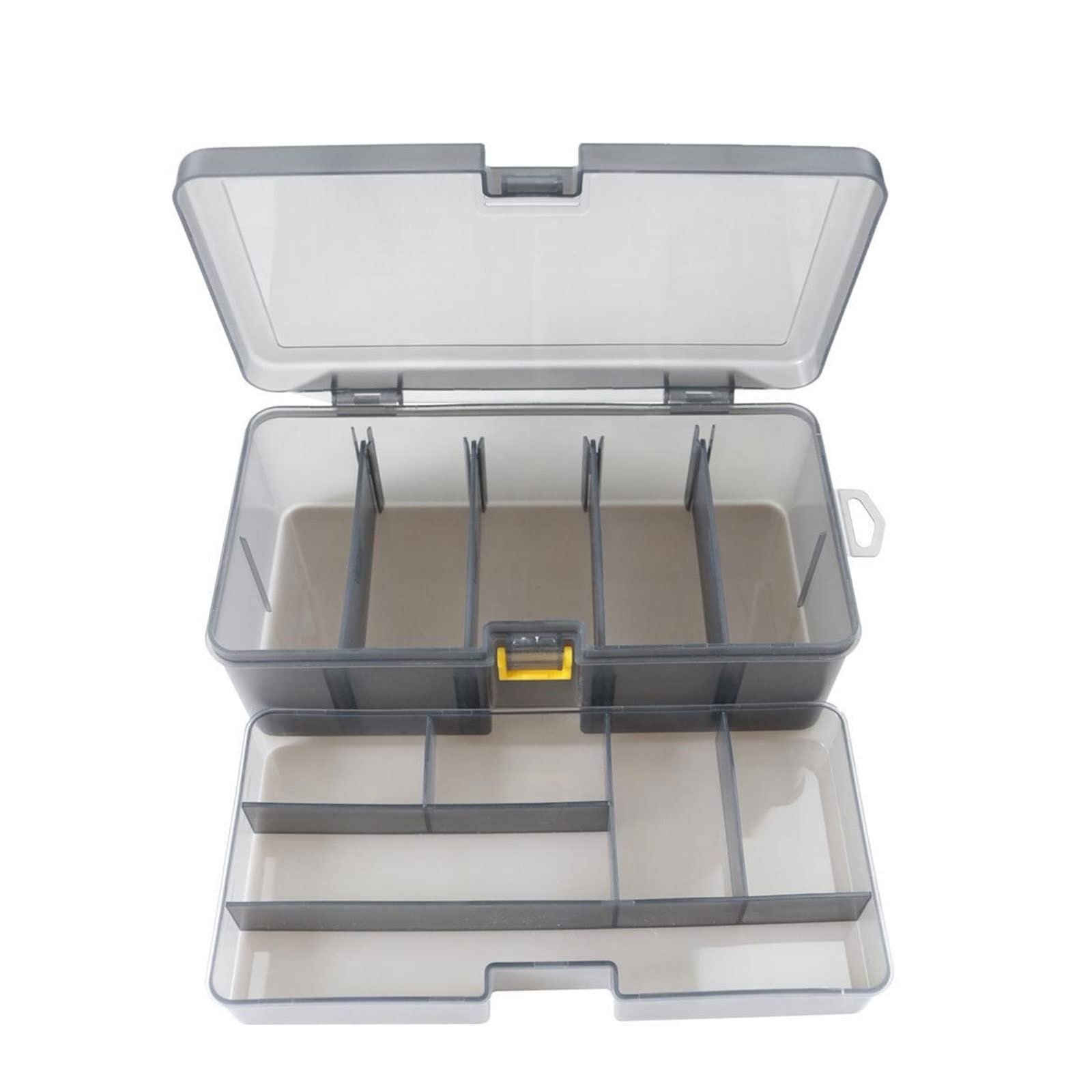 RORUN Portable Tool Box Double Layer Fishing Tackle Box Accessories Lures Bait Storage Case Shrimp Boxes for Lure Cover Baits Container