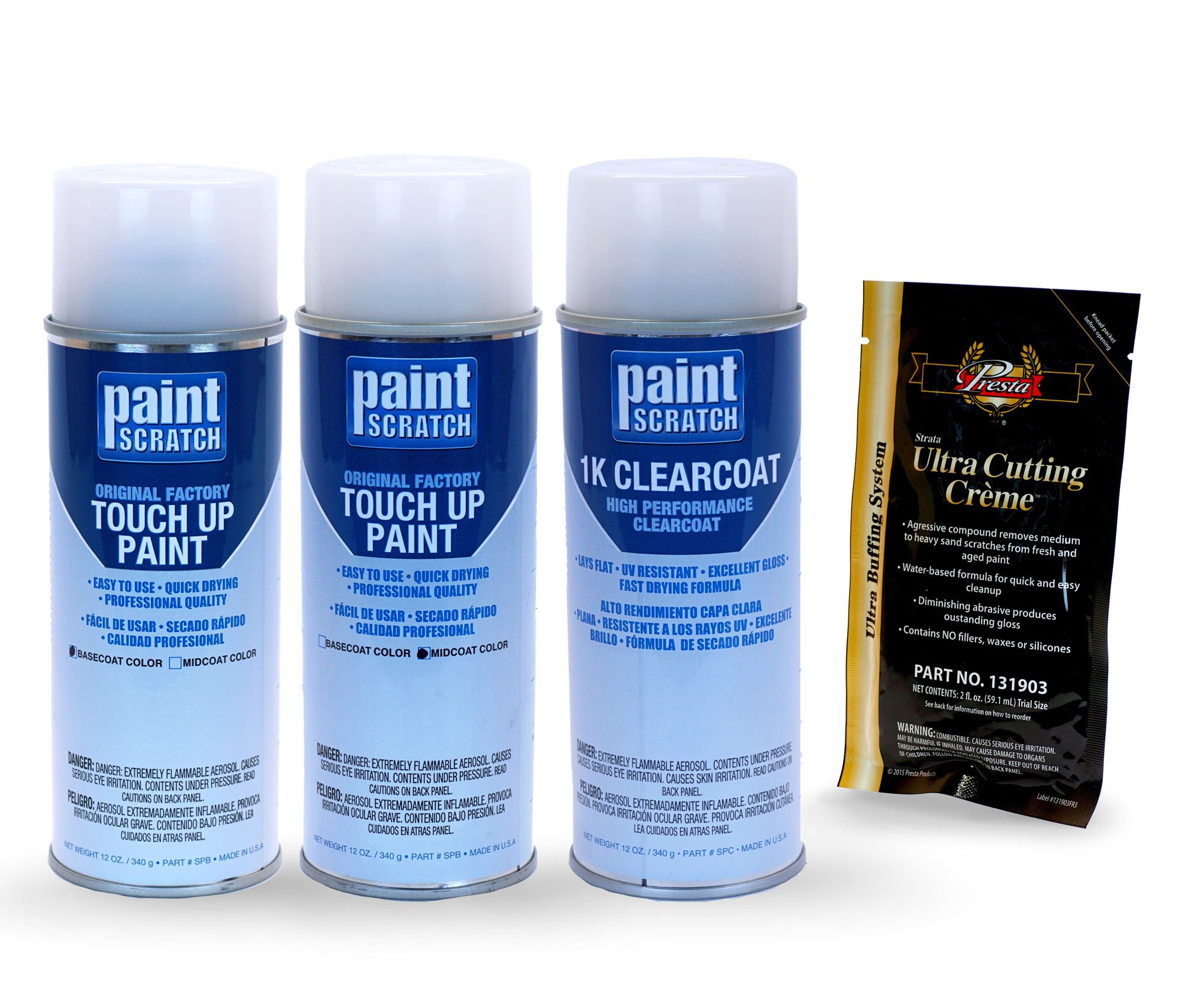 PAINTSCRATCH Touch Up Paint Tricoat Spray Can Car Scratch Repair Kit - Compatible/Replacement for Buick Encore Cherry Pop Tricoat (Color Code: WA252F/GSK)