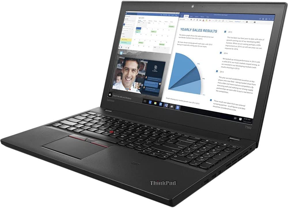 Lenovo Thinkpad T560 15.6" Business Laptop Computer, Intel Core i5-6300U Notebook, 16GB RAM - 1TB SSD, Wi-Fi, Bluetooth, Camera, Windows 10 Pro 64-bit (Renewed)