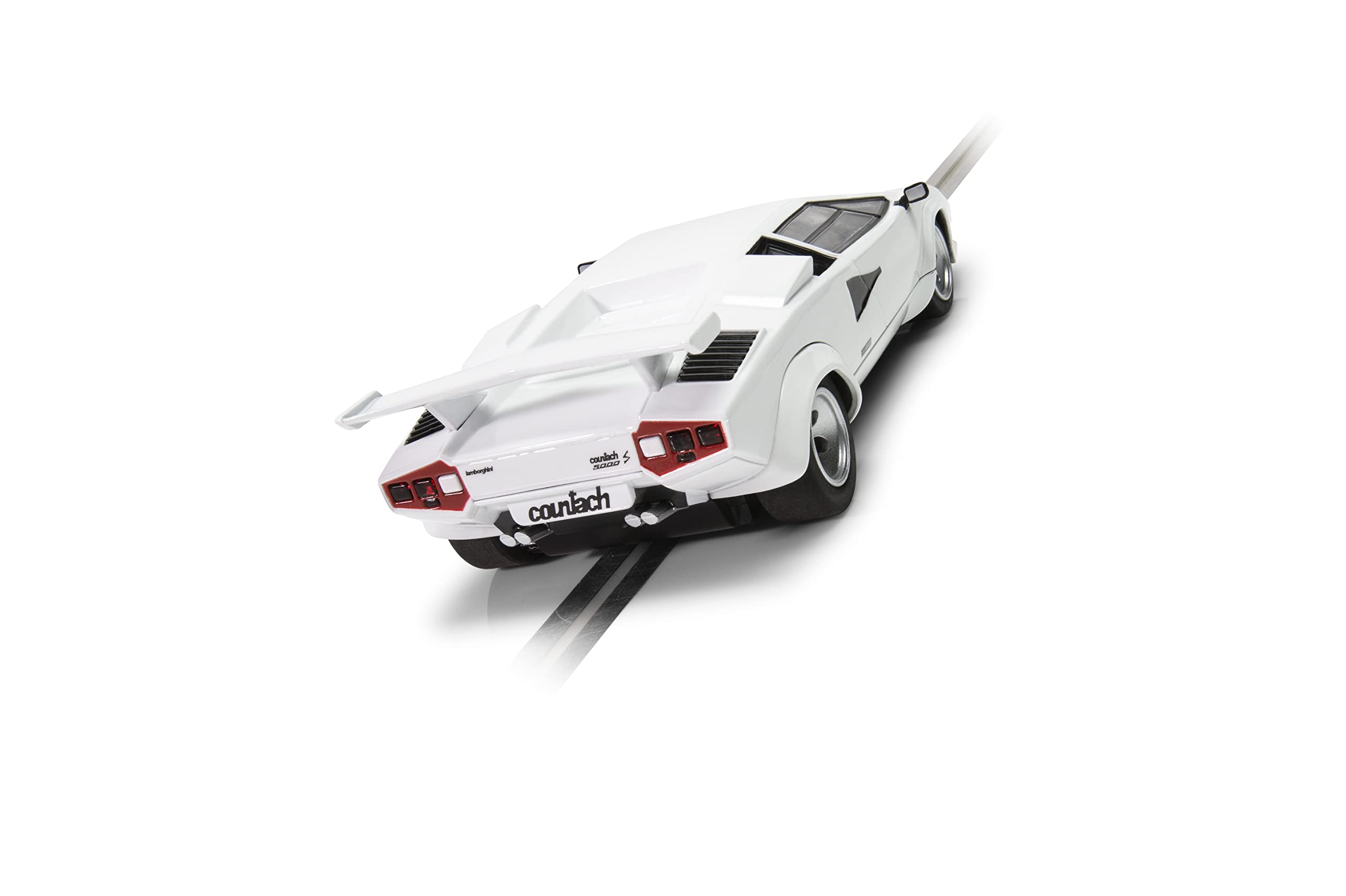 Scalextric Lamborghini Countach White Supercar 1:32 Slot Race Car C4336