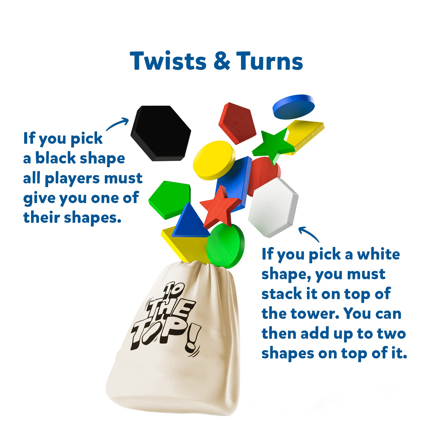 Skillmatics Board Game - to The Top, Matching & Balancing Game with a Twist, Match Colors & Shapes, Gifts & Fun Family Friendly Game