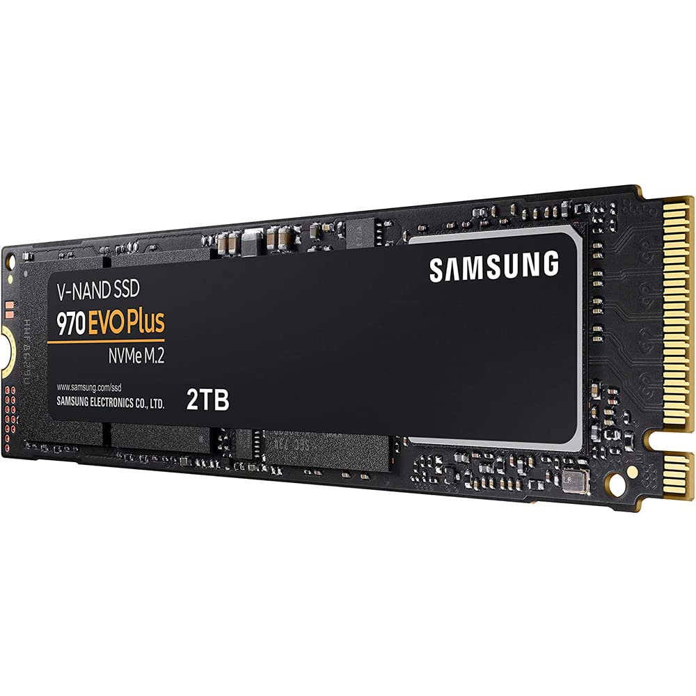 SAMSUNG MZ-V7S2T0B/AM 970 EVO Plus NVMe M.2 SSD 2TB Bundle with Lexar Play 1TB microSDXC UHS-I Memory Card and Deco Photo 6 x 6 inch Microfiber Cleaning Cloth