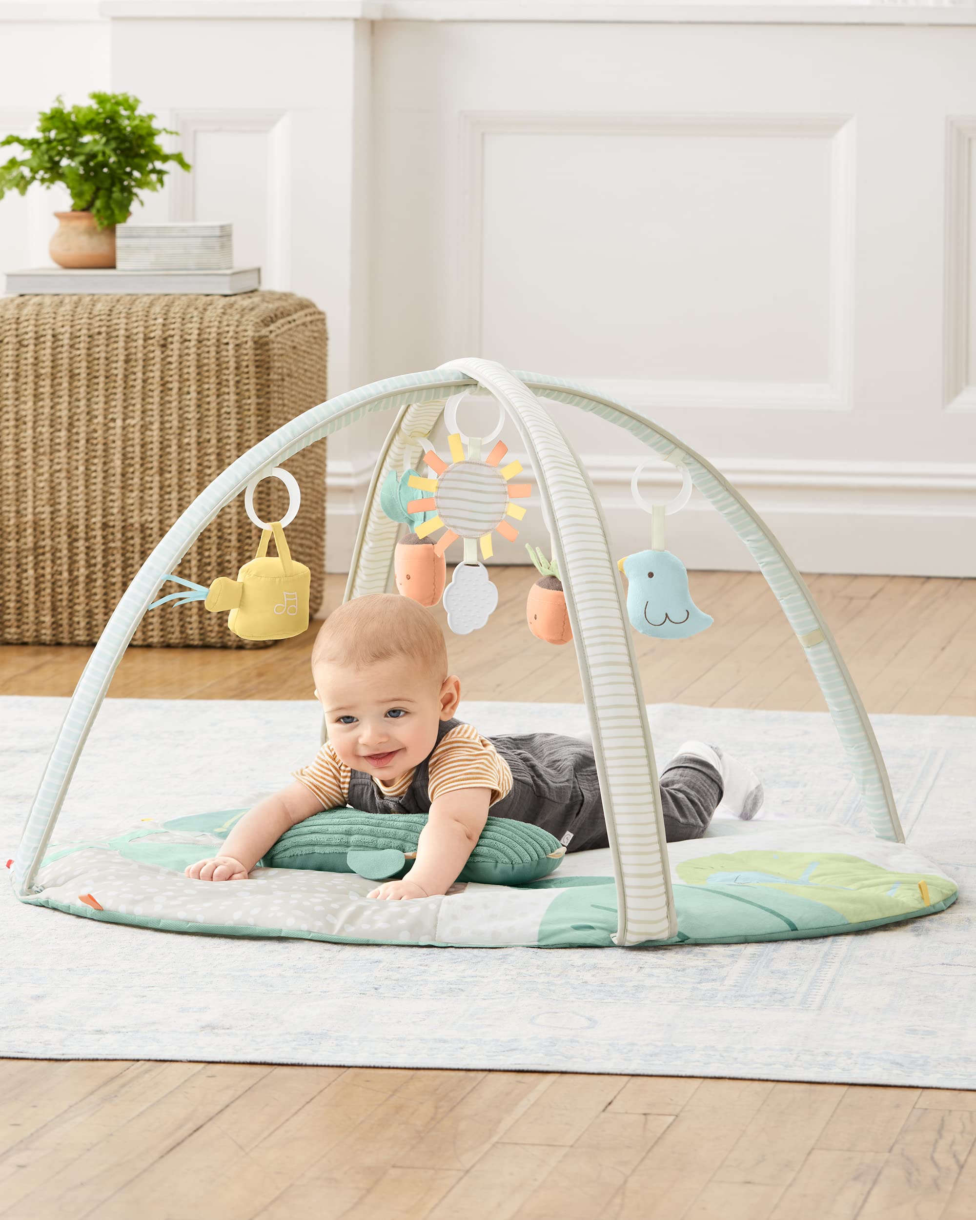 Skip Hop Garden Oasis Activity Gym & Infant Toy Bundle Gift Set