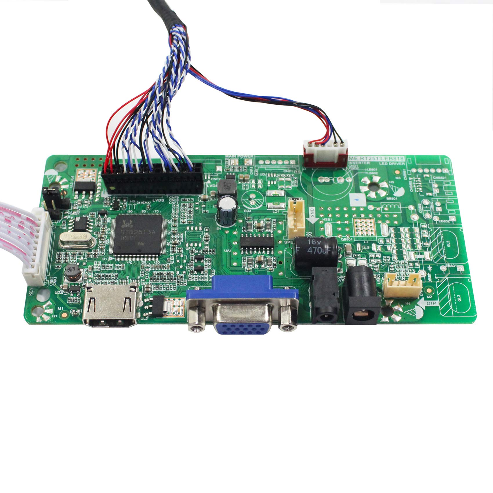 LCD Controller Board B156HW01 B156HW02 LP156WF1 CLAA173UA01A Monitor HD MI VGA Audio Driver Board