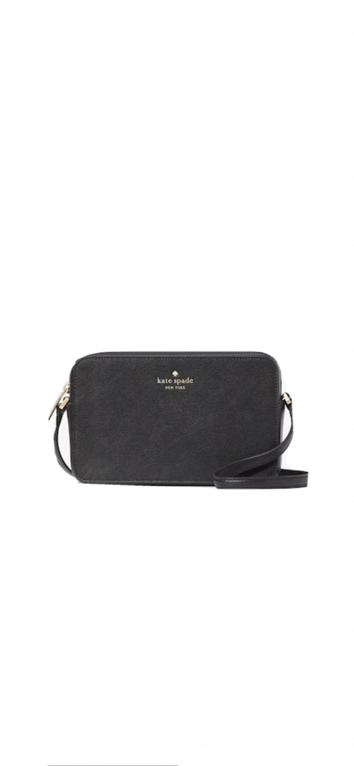 Kate Spade Sienna Leather Crossbody (Black)