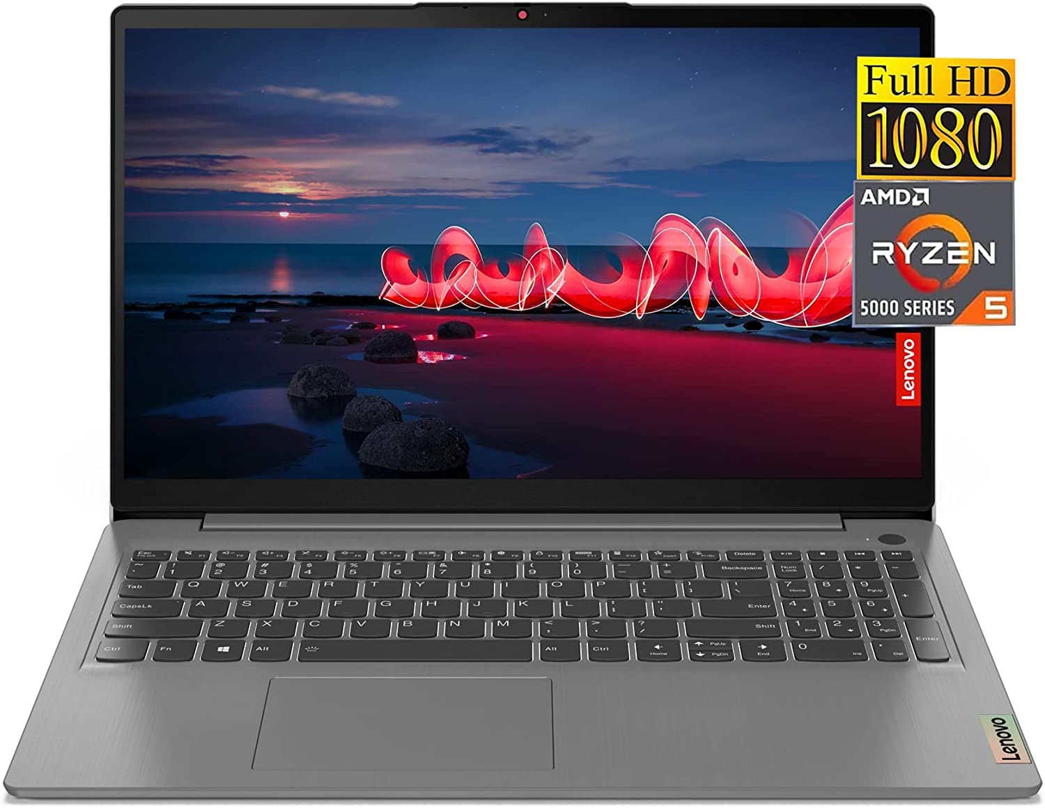 Lenovo IdeaPad 3 15.6" Laptop – AMD Ryzen™ 5 5625U – Full HD 1080P Touch Display – Type-C – Wi-Fi 6 – Fingerprint Reader – Webcam – Windows 11 – W/MOUSE PAD (40GB RAM | 1TB PCIe SSD)