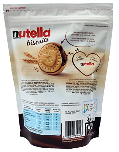 Nutella Sandwich Biscuits 304g Resealable Pouch (3 packs)