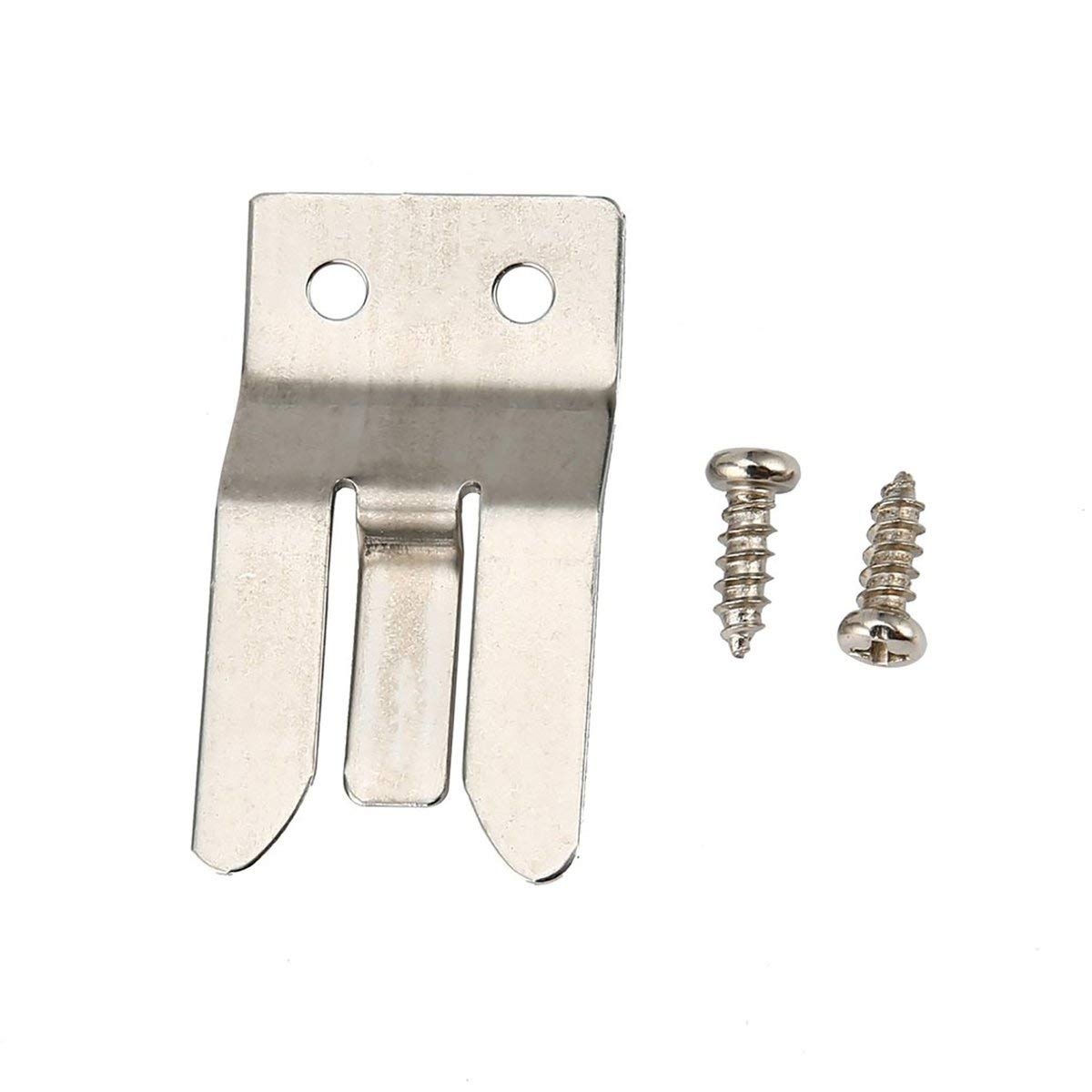 Metal Mic Holder Metal Mic Holder/Clip - Screw in for Cb/Ham Radio - Workman Mh2 - Silver