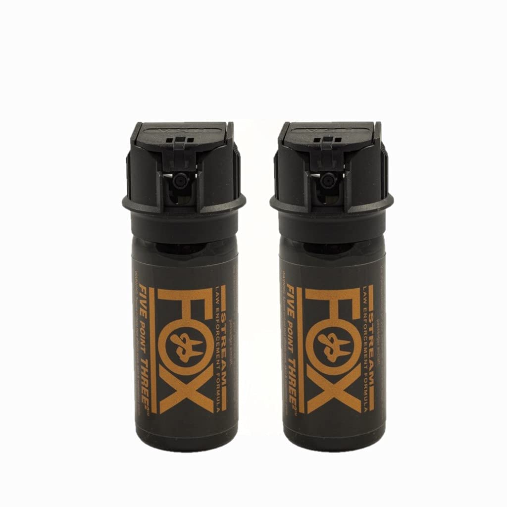 MANDBOY Fox Labs, 154FTSDB Five Point Three Squared, Pepper Spray for Self Defense 4% OC (Pack of 2)