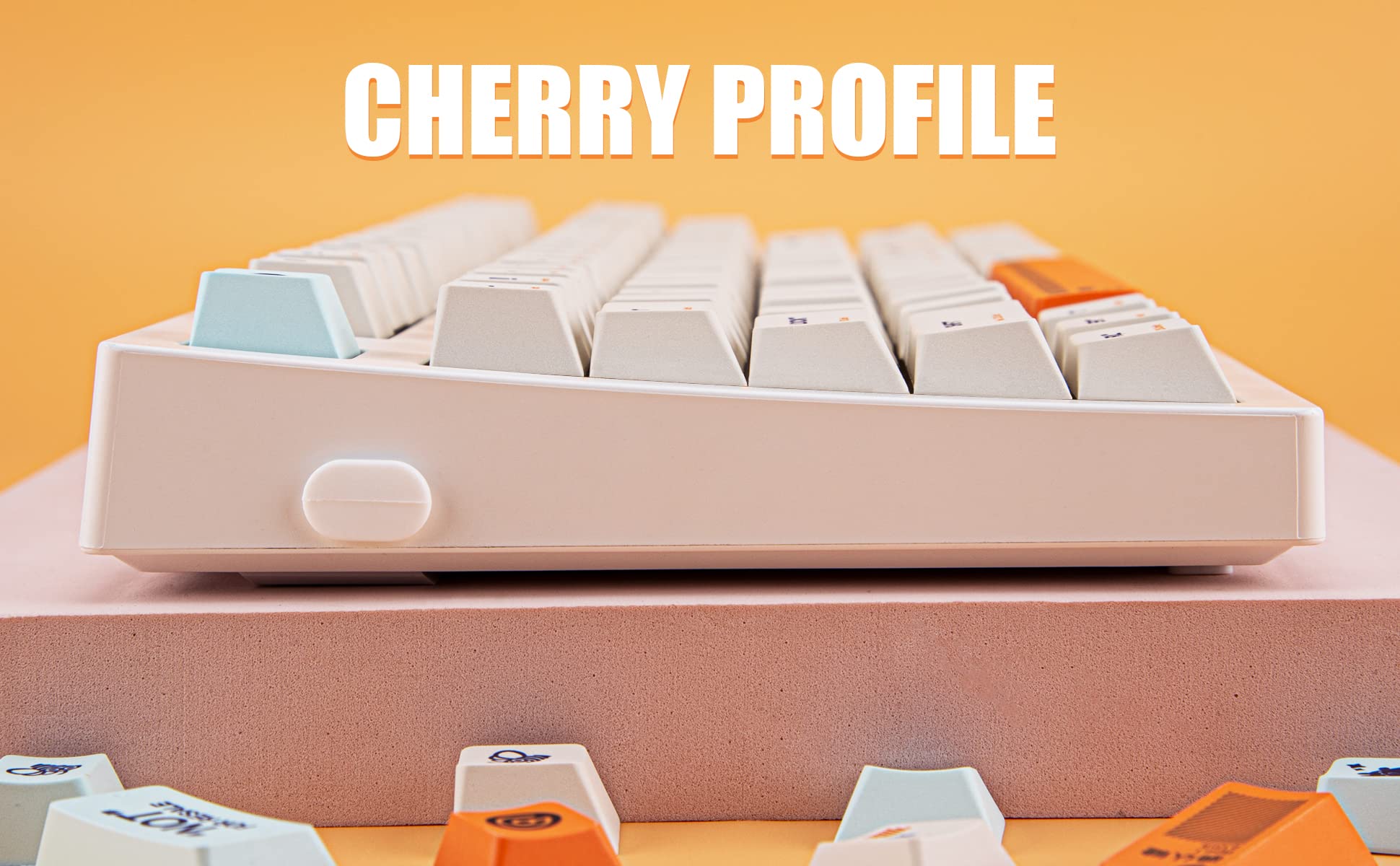 UniCusMech PBT keycap Cherry Profile 161 Keys Dye Sublimation ANSI & ISO Layout Keycap for Mechanical Gaming Keyboard Cherry MX Switch (Plastic)