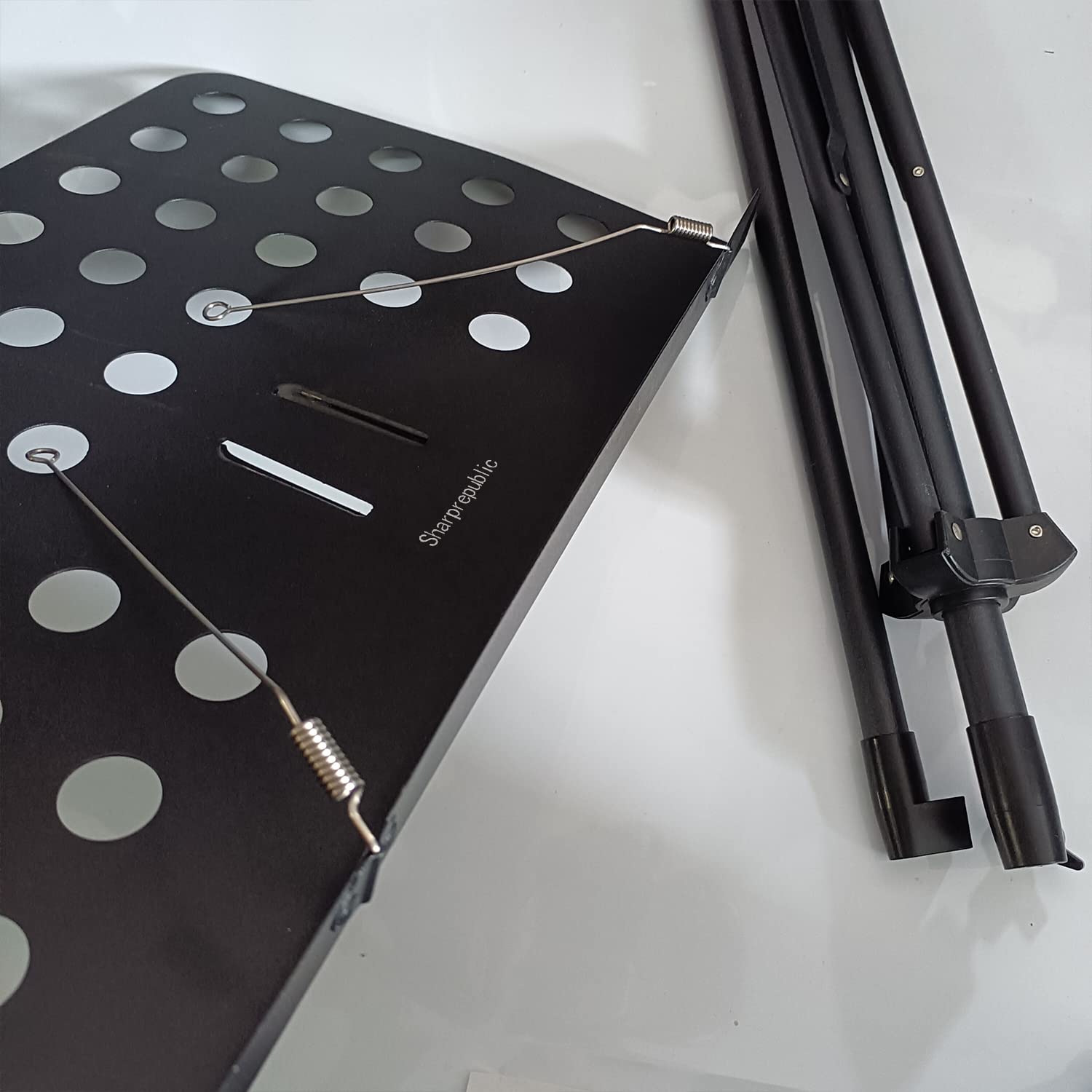 Sharprepublic-- Music stands and stands for musical instruments - Sturdy and Portable Professional Music Stand for Sheet Music