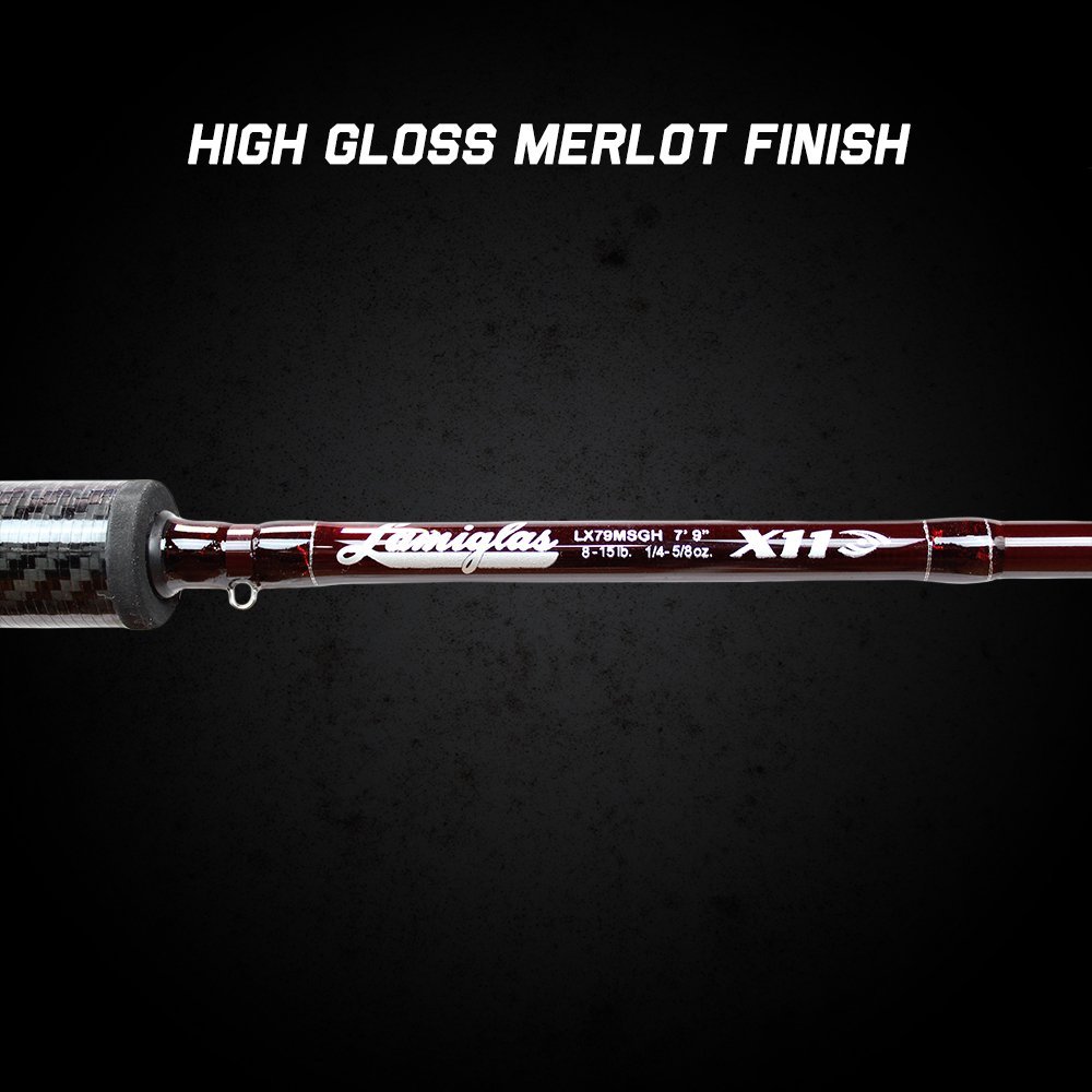 Lamiglas LX106HCGH X-11 Castingsalmon Troll Rod W/Graphite Handle