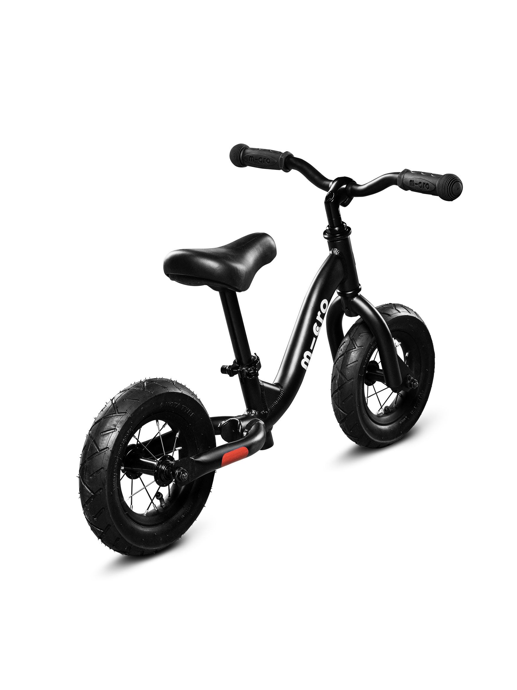 MicroClean Unisex Youth Balance Bike Scooter, Black, 60 cm