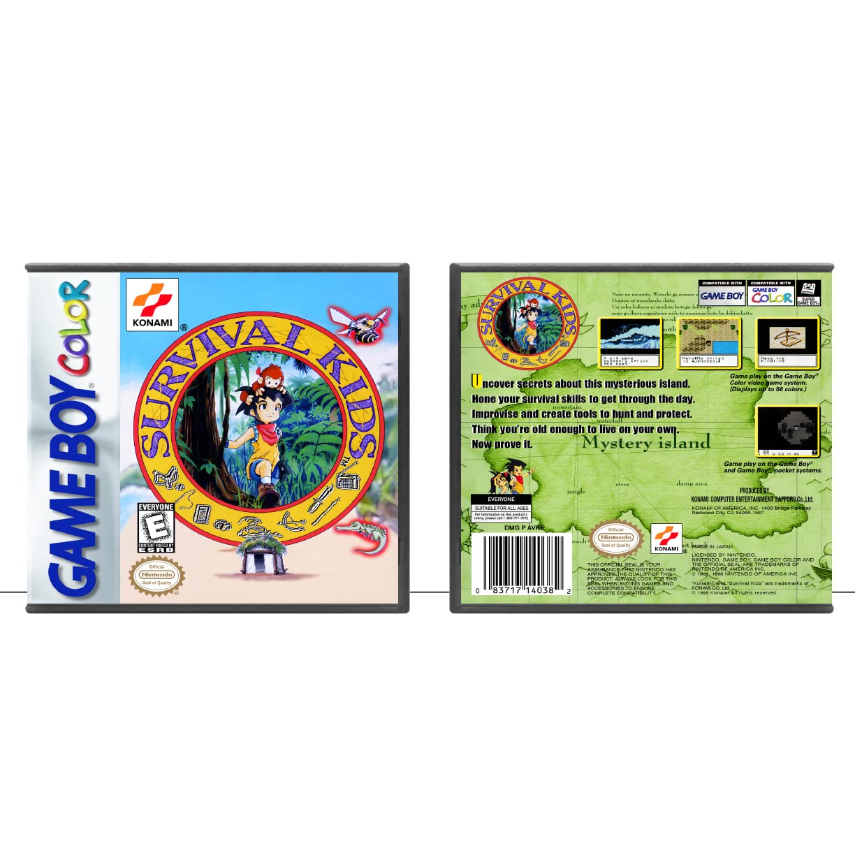Survival Kids | (GBC) Game Boy Color - Game Case Only - No Game