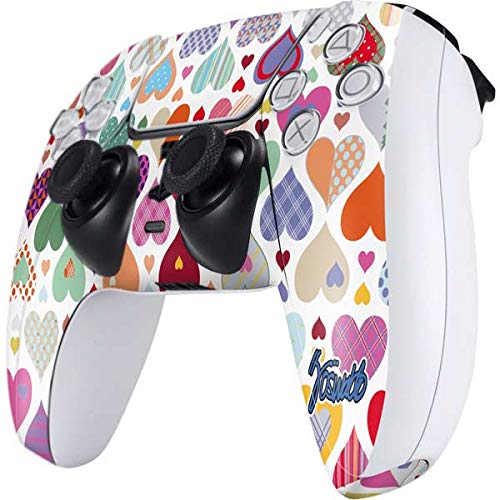 Skinit Gaming Decal Skin Compatible with PS5 and Compatible with PS5 Digital Edition DualSense Controller - Officially Licensed Jorge Oswaldo Art Heartless Design