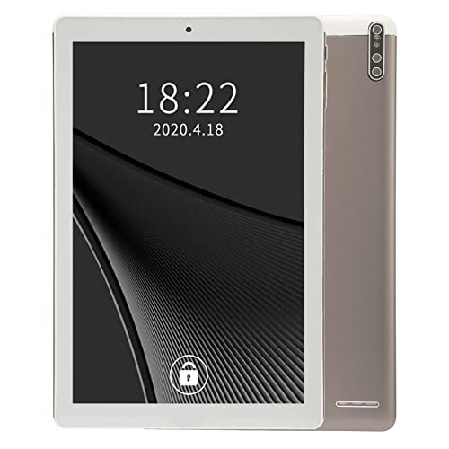 MAVIS LAVEN HD Tablet, Multifunction Dual SIM Card Dual Standby Grey WiFi Octa Core 3GB RAM 64GB ROM 13MP Rear Camera 10 Inch HD Tablet for Daily Use (US Plug)