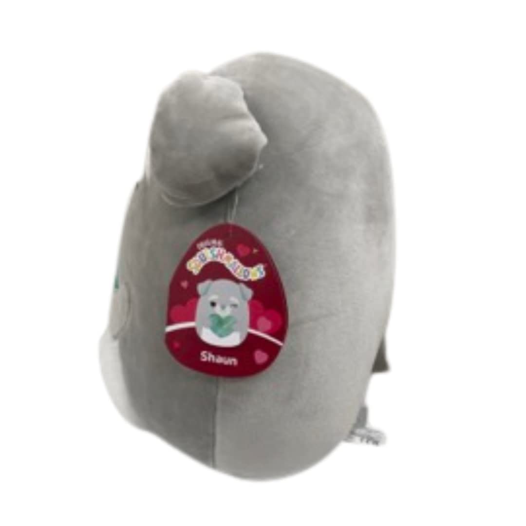 Squishmallow 11-inch 2023 Valentine’s Squad Stuffed Animal Toy Pillow (Shaun The Schnauzer)