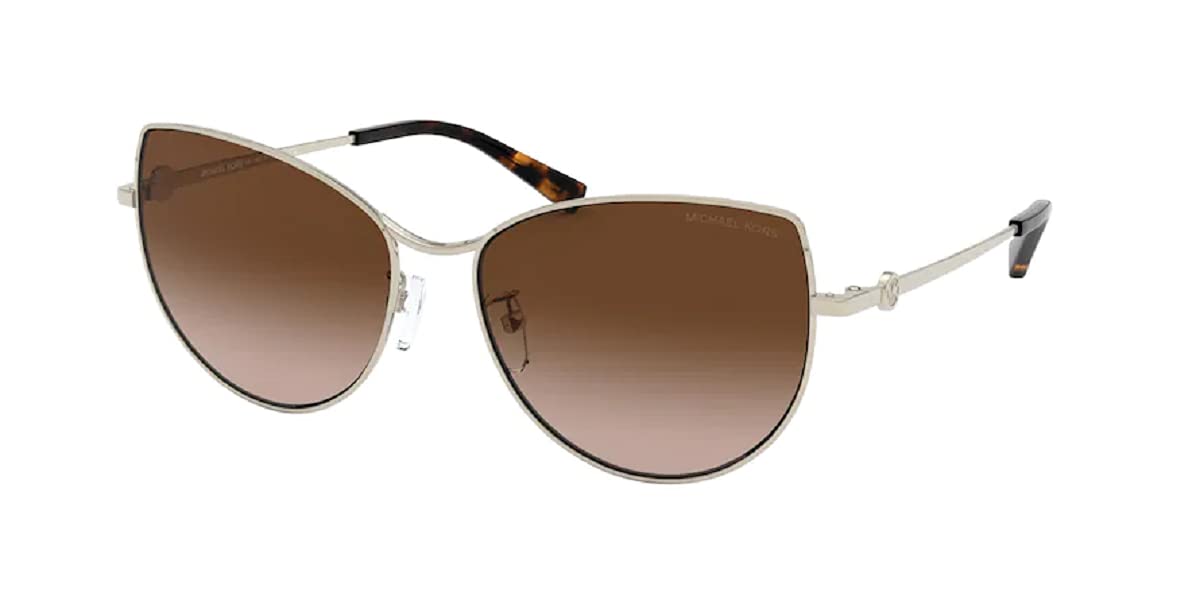 Michael Kors MK1062 1108M5 58MM Rose Gold/Rose Gold Polarized Cat Eye Sunglasses for Women+ BUNDLE With Designer iWear Eyewear Kit