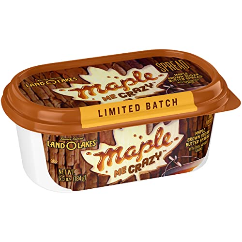 Land O Lakes® Maple Me Crazy Limited Batch Maple Brown Sugar Butter Spread, 6.5 oz Tub
