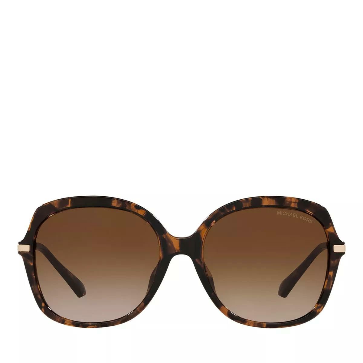 Michael Kors Woman Sunglasses Dark Tortoise Frame, Brown Gradient Lenses, 56MM