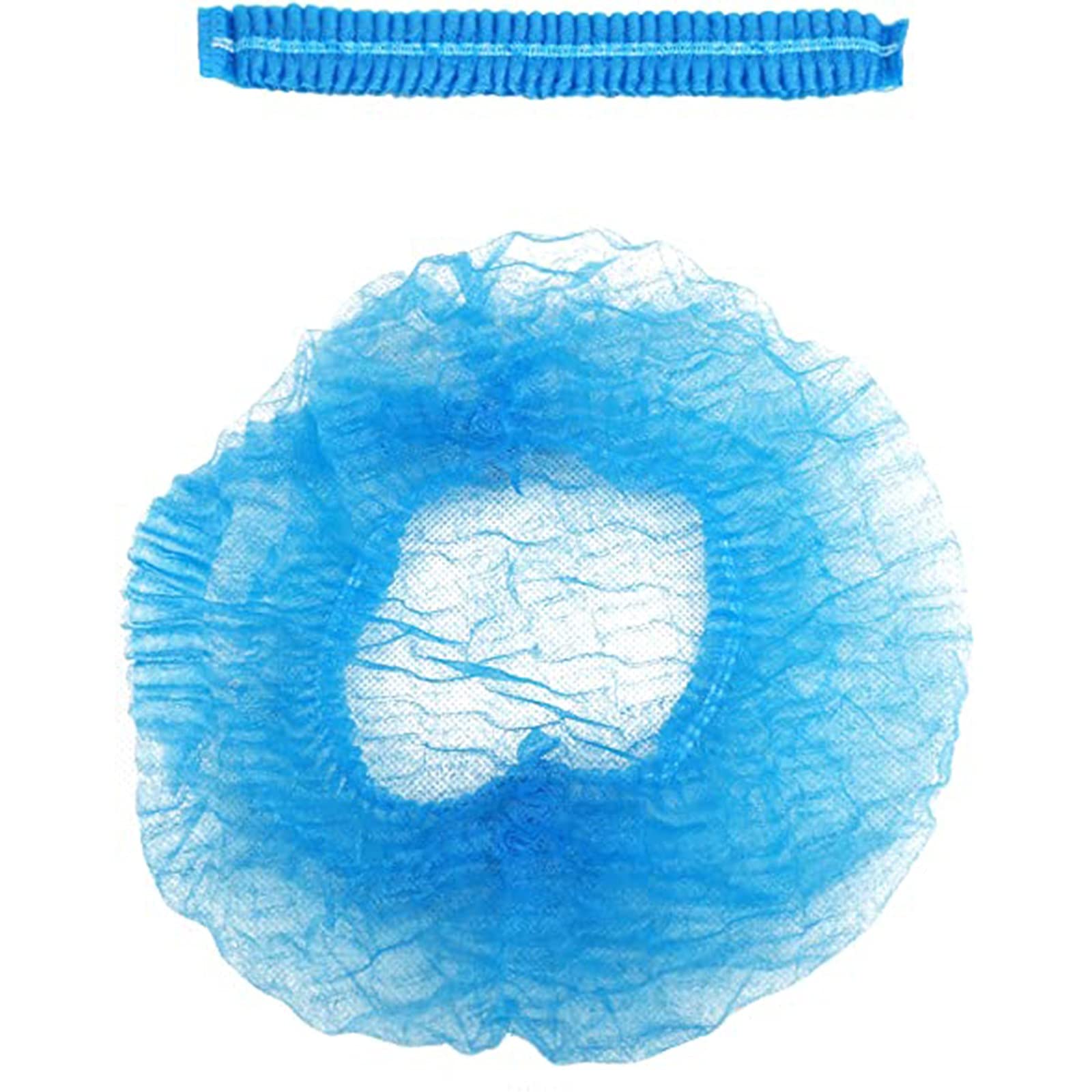 Vzdsddef Hair Disposable Non Woven Bouffant Caps Net Strip 100PC Net Head Hair Care XIo438 (F, One Size)