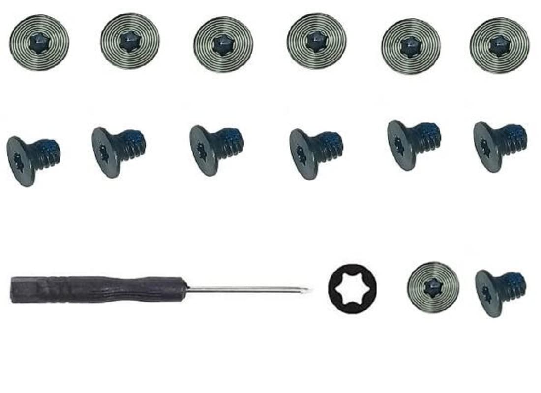 Replacement Wallet Screws for repairing Minimalist Wallet Maintenance Anti RFID Purse M2*3 Screws with T5 Screwdriver for Slim Wallet (14pcs classical black)