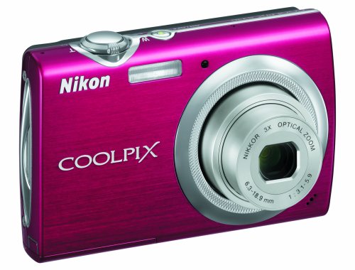 Nikon Coolpix S230 10MP Digital Camera with 3x Optical Zoom and 3 inch Touch Panel LCD (Gloss Red)