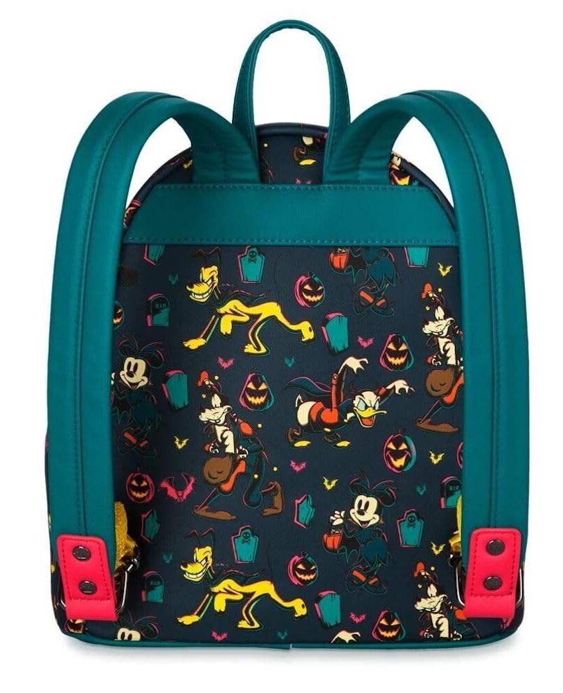 Loungefly Disney Parks Mickey Mouse Halloween Glow-in-the-Dark Mini Backpack