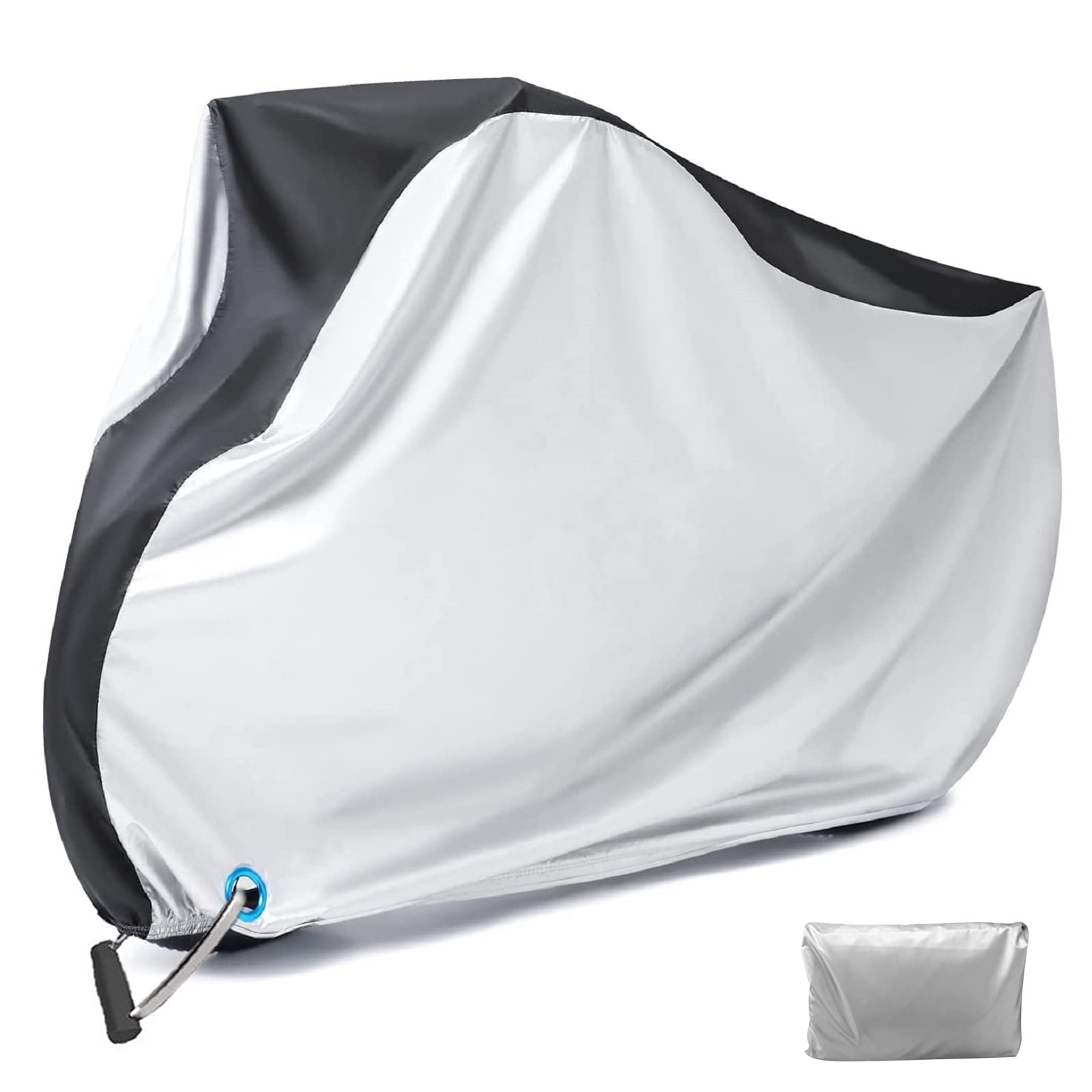 ResArea Waterproof Bike Cover with Lock Hole Outdoor Bicycle Cover Rainproof windproof Sun UV Protection Polyester Fabric Cycle Cover