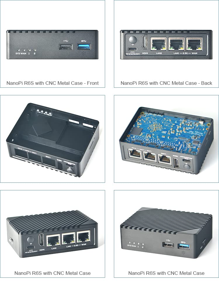 youyeetoo Nanopi R6S Metal case (Not Include R6S Development Board)